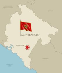 Montenegro Podgorica Map Vector Images (over 340)