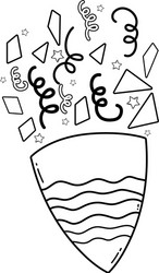 Party Popper Coloring Page Free Printable Coloring Pages, 44% OFF