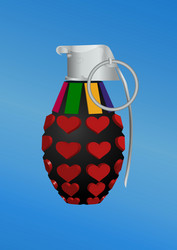Heart Grenade Vector Images (over 160)