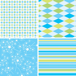 Scrapbook patterns for design Royalty Free Vector Image
