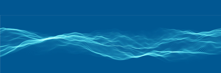 Music abstract background blue equalizer Vector Image