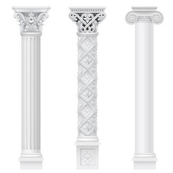 Types capital classical order Royalty Free Vector Image