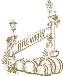 Vintage beer frame Royalty Free Vector Image - VectorStock