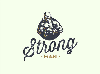 Strong man Royalty Free Vector Image - VectorStock
