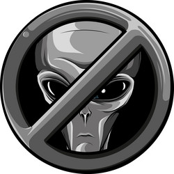 Alien Silhouette Vector Images (over 7,600)