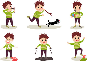 Child Breaking Toys Vector Images (over 150)