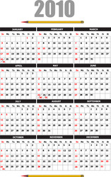 2010 Calendar Vector Images (99)