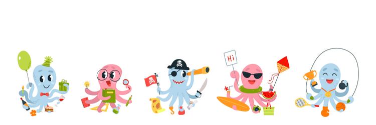 Octopus Work Vector Images (over 190)