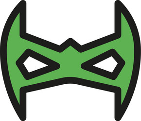 Comic superhero mask Royalty Free Vector Image