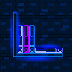 Neon Notepad Vector Images (over 890)