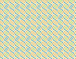 Arabic islamic seamless patterncolored Royalty Free Vector