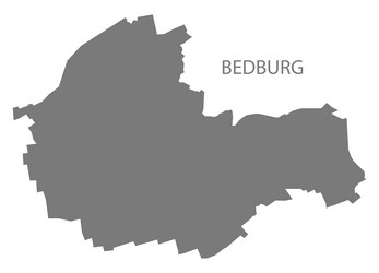 Karben german city map grey silhouette shape Vector Image