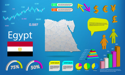 Egypt Infographic Map Vector Images (over 370)