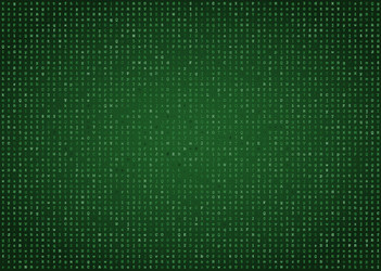 Abstract green background with binary code numbers