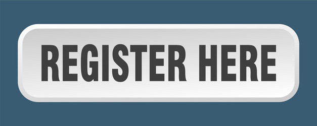 Register here button square 3d push Royalty Free Vector