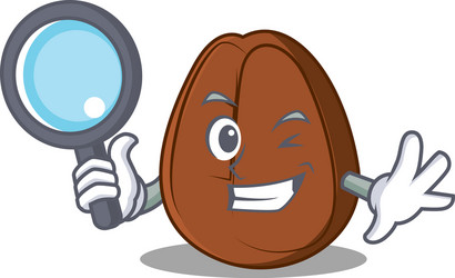 Detective Beans Cartoon Vector Images (99)