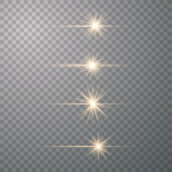 Gold beautiful light explodes Royalty Free Vector Image