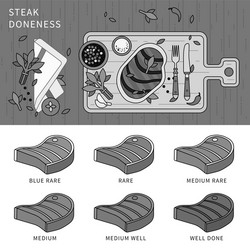 Food pyramid with five levels line monochrome Vector Image