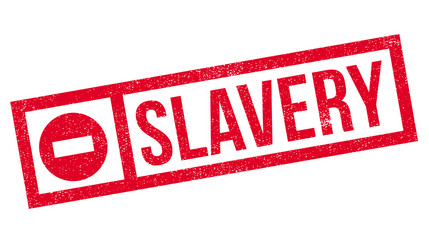 Slavery rubber stamp Royalty Free Vector Image