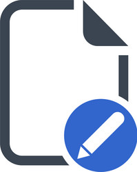 Edit file icon Royalty Free Vector Image - VectorStock