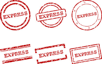 Express delivery grunge rubber stamp Royalty Free Vector