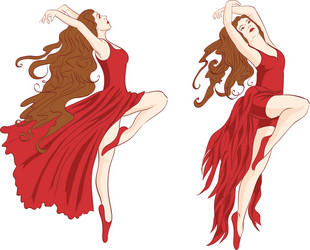 Contemporary Dance Vector Images (over 1,500)