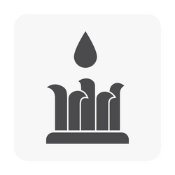 Water usage icon Royalty Free Vector Image - VectorStock