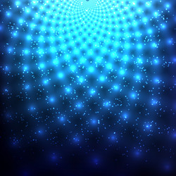 Cosmic blue abstract background Royalty Free Vector Image