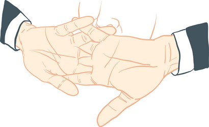 Hand action Royalty Free Vector Image - VectorStock