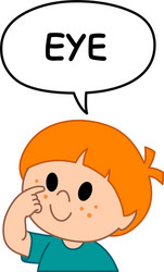Kid head Royalty Free Vector Image - VectorStock