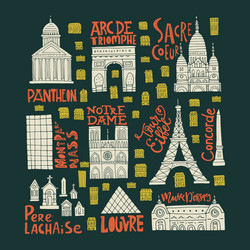 Cartoon Map Paris Vector Images (over 180)