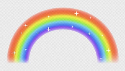 Realistic rainbow Royalty Free Vector Image - VectorStock