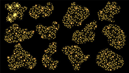 Background Golden Cell Vector Images (over 3,400)