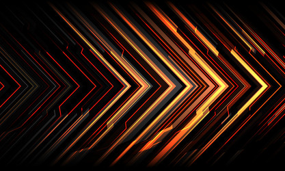 Abstract red black arrow circuit direction Vector Image