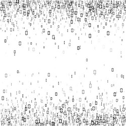 Binary computer code digital data view technology Vector Image