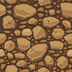 Cartoon colors stone texture seamless background Vector Image