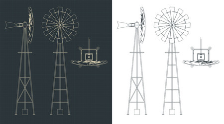 Outback Windmill Vector Images (17)