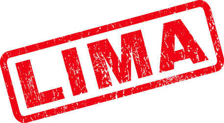 Lima rubber stamp Royalty Free Vector Image - VectorStock