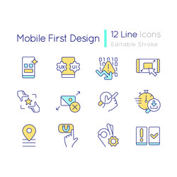 Mobile First Icon Vector Images (over 4,600)