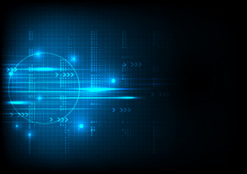 Blue technology background Royalty Free Vector Image