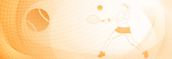 Tennis themed background Royalty Free Vector Image