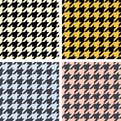 Seamless hounds-tooth pattern Royalty Free Vector Image