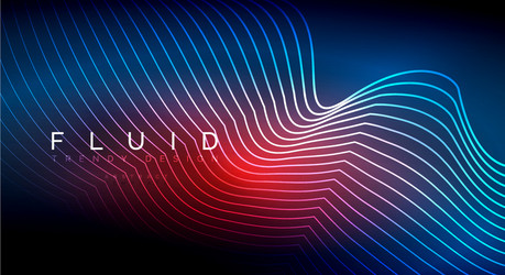 Digital flowing wave particles abstract background