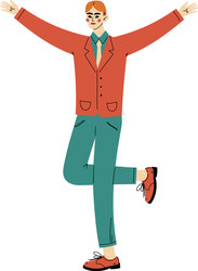 Guy Raising His Hand Vector Images (66)