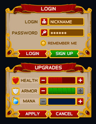 Game Gui Medieval Vector Images (over 5,000)