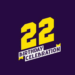 Happy Birthday 22 Vector Images (over 480)