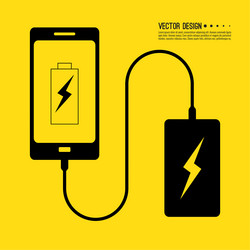 Simple power bank Royalty Free Vector Image - VectorStock