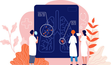 Human lungs concept Royalty Free Vector Image - VectorStock