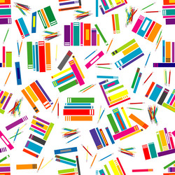 Colorful background with stylized books Royalty Free Vector