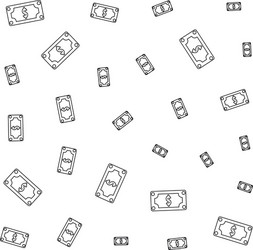 Bank banknotes money background Royalty Free Vector Image